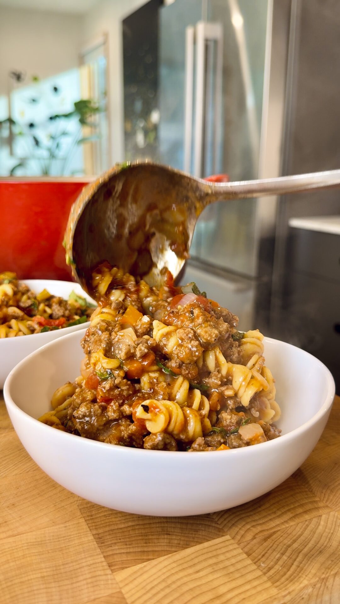 ONE POT HIDDEN ORGAN MEAT BOLOGNESE - Olivia Adriance