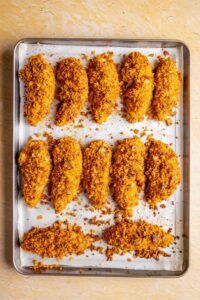 CRISPY BAKED TACO CHICKEN TENDERS