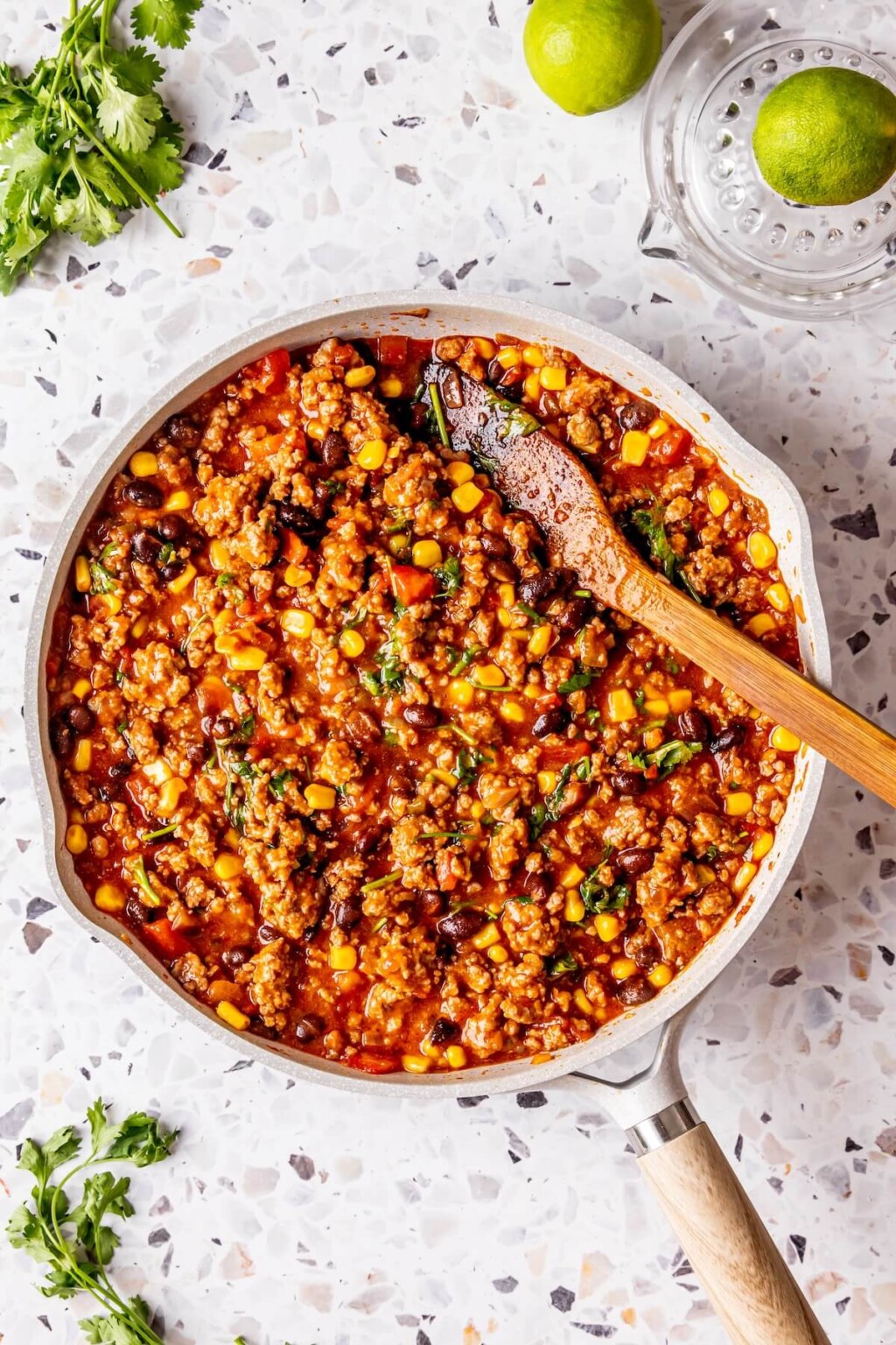 GROUND BEEF TACO SKILLET