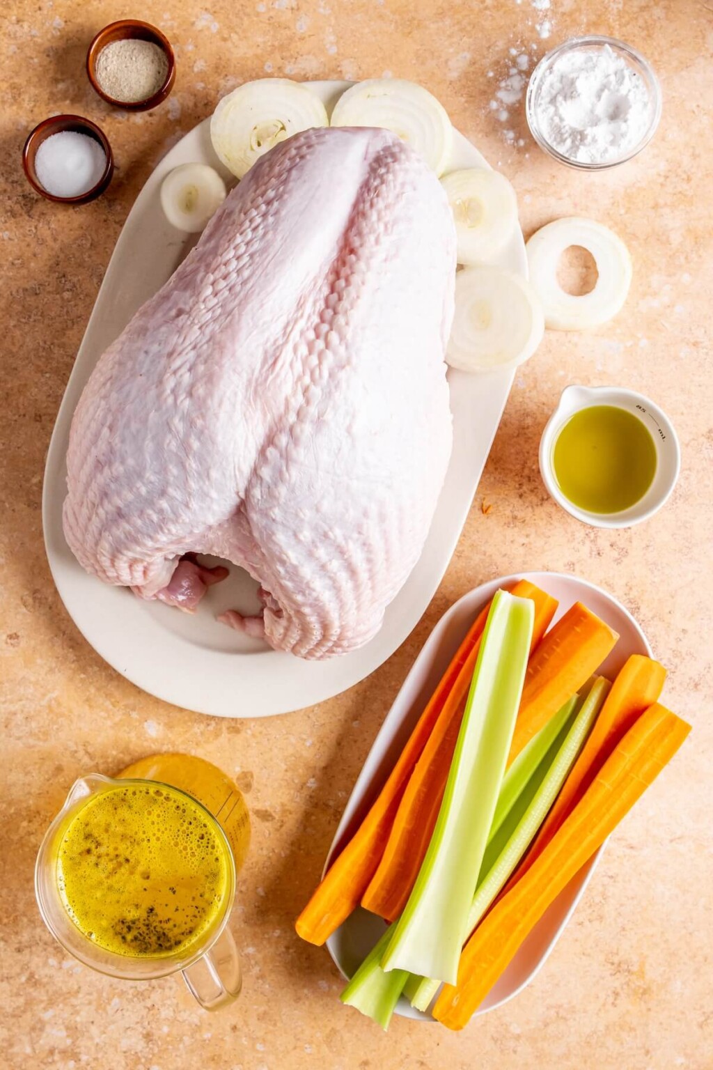 SIMPLE OVEN ROASTED TURKEY BREAST WITH GRAVY