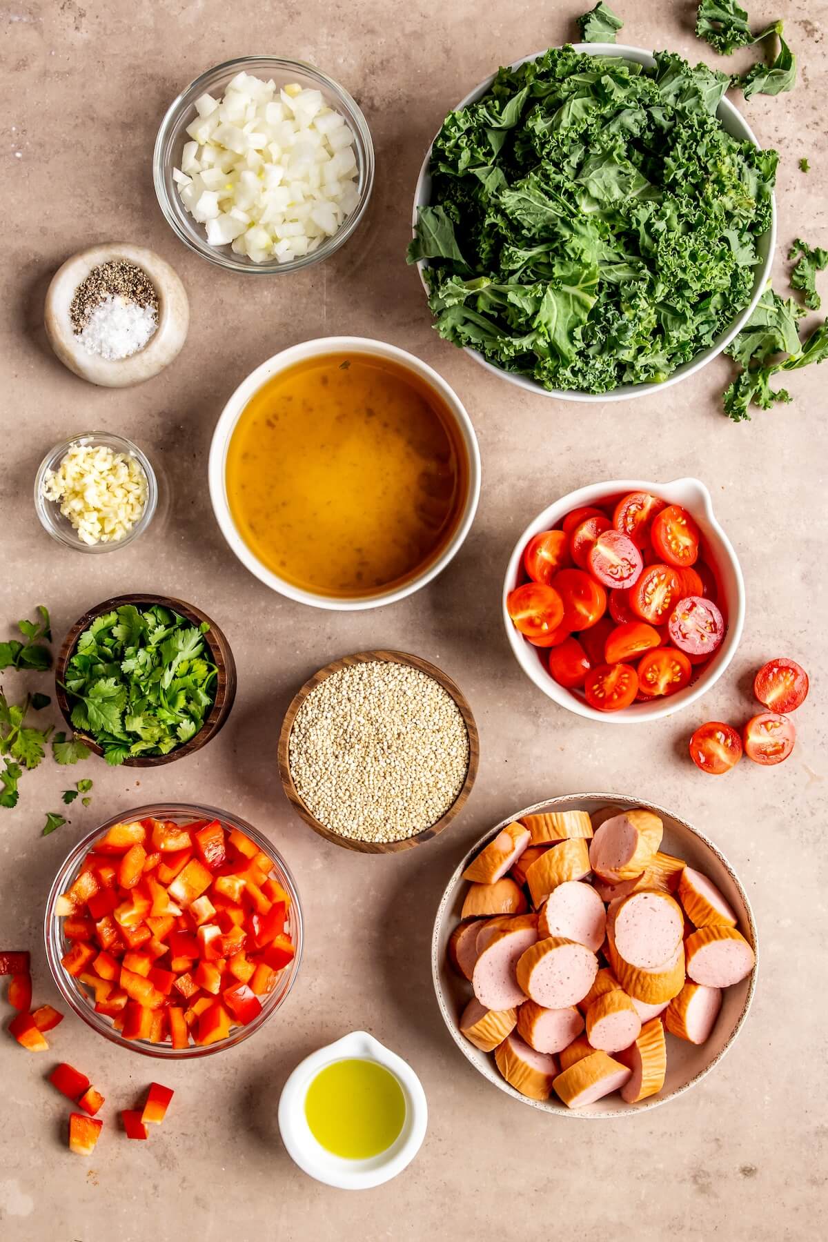 PROTEIN-RICH CHICKEN SAUSAGE BREAKFAST SKILLET