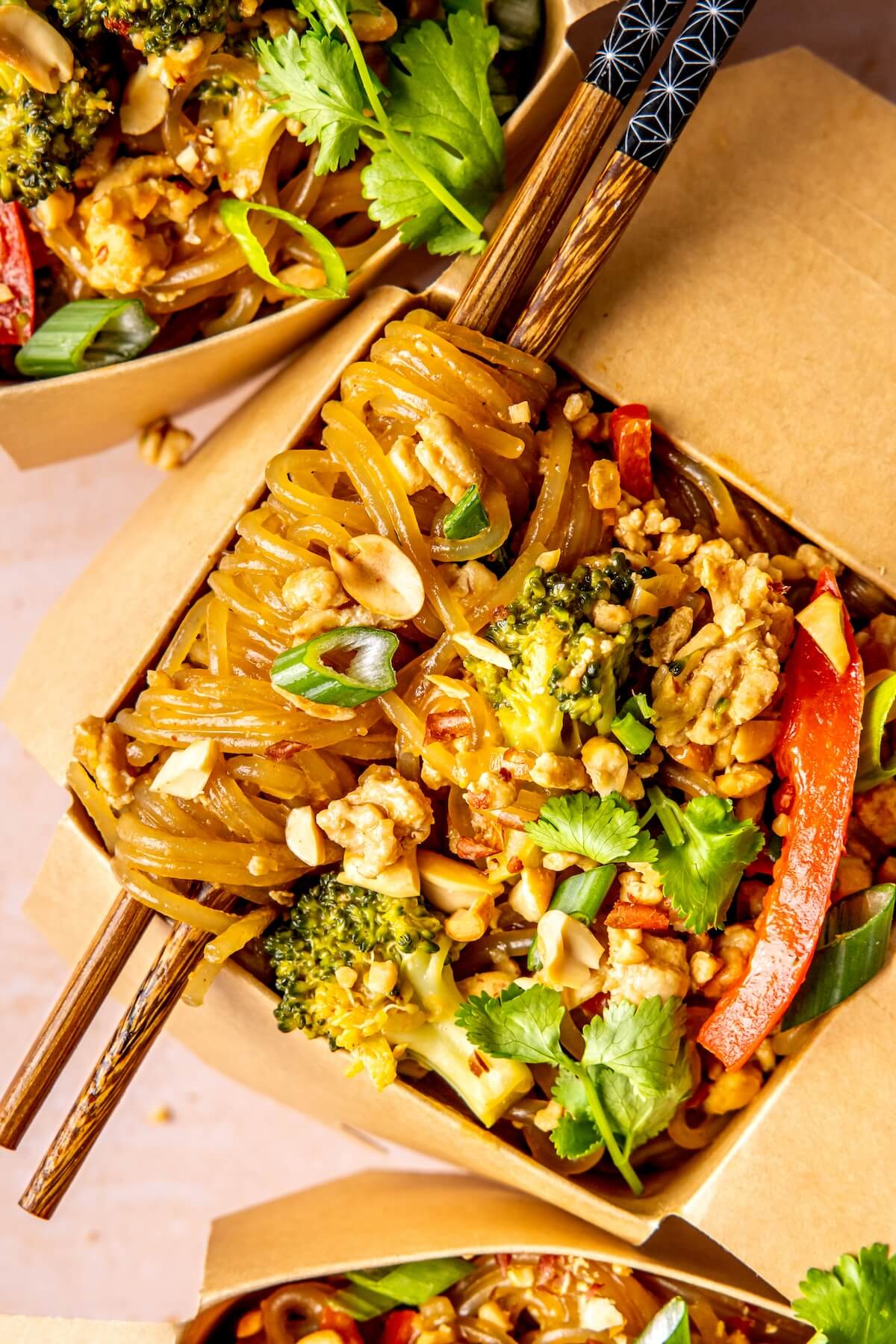 DAN DAN GLASS NOODLE STIR FRY
