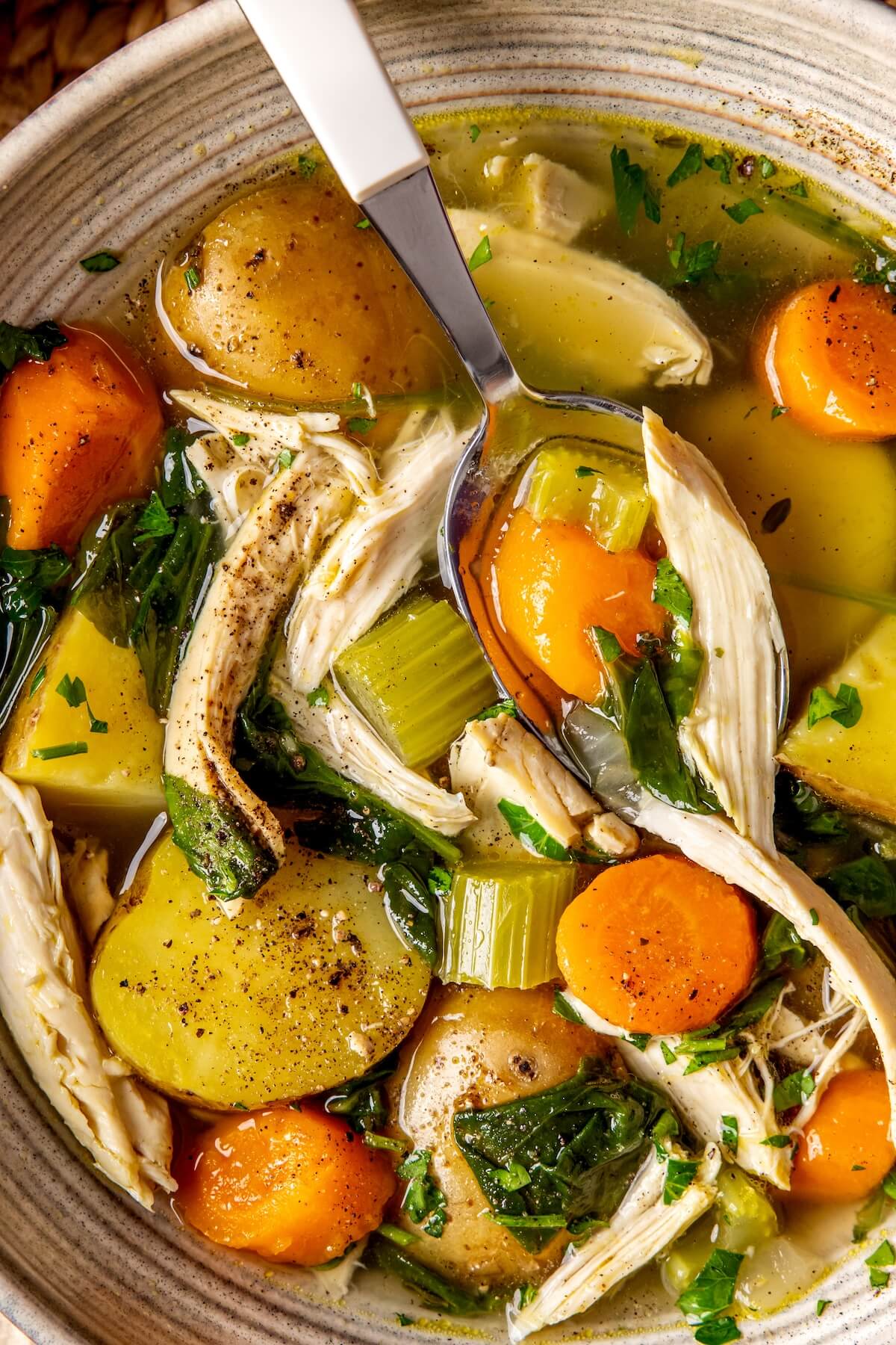 RUSTIC TUSCAN STYLE CHICKEN SOUP