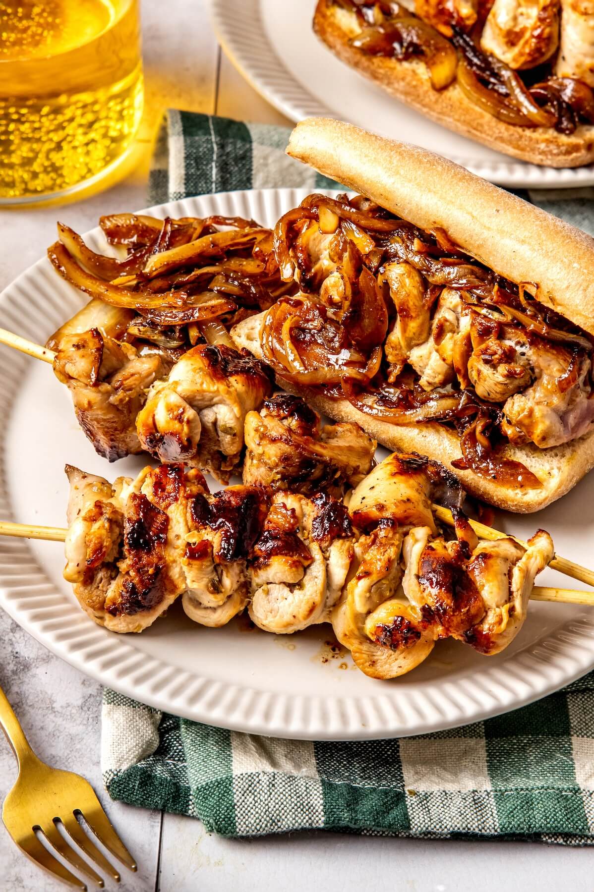 HOMEMADE CHICKEN SPIEDIE SANDWICHES (GLUTEN-FREE)