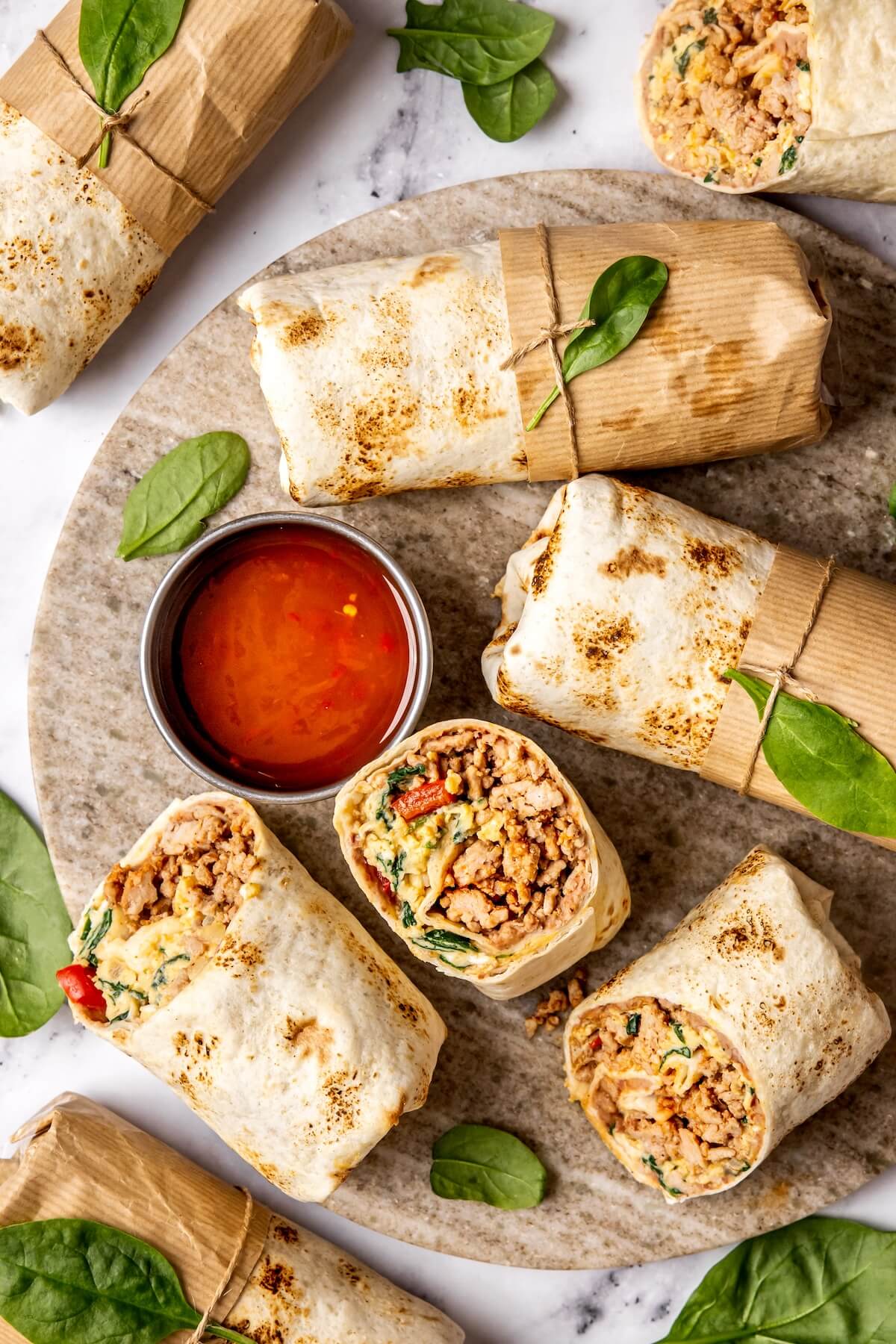 GLUTEN-FREE MEAL PREP BREAKFAST BURRITOS