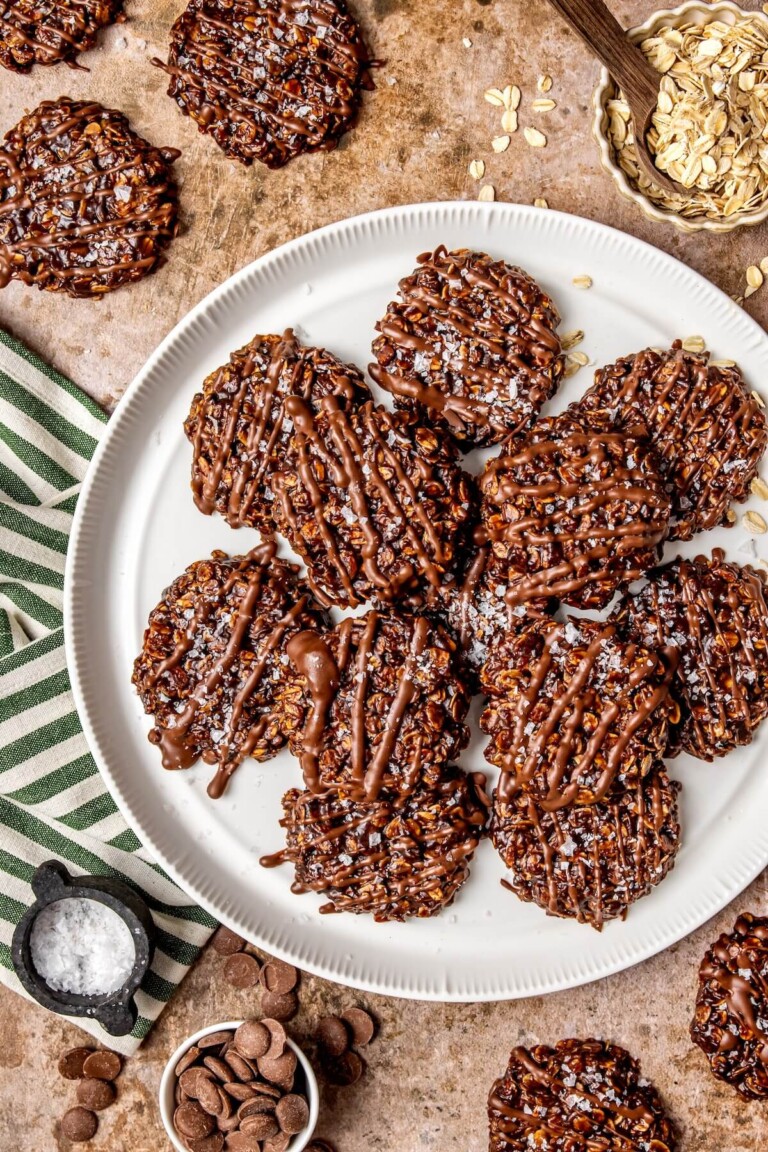 NO-BAKE COOKIES (GLUTEN-FREE & REFINED SUGAR-FREE)