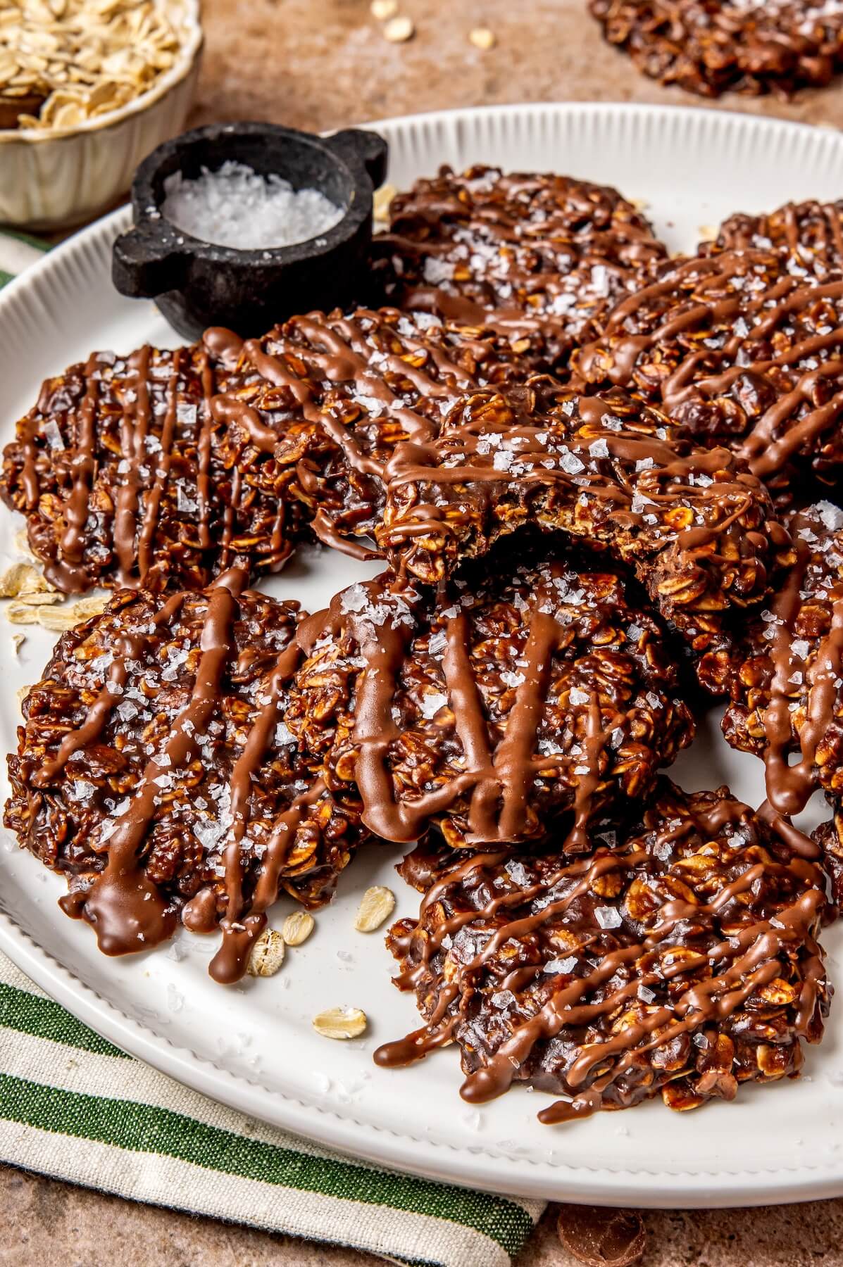 NO-BAKE COOKIES (GLUTEN-FREE & REFINED SUGAR-FREE)